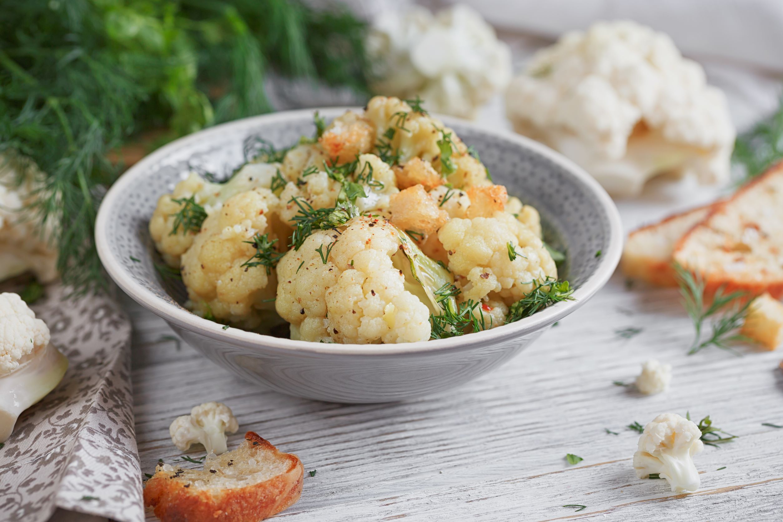 Steamed Cauliflower - Con' Olio Oils & Vinegars