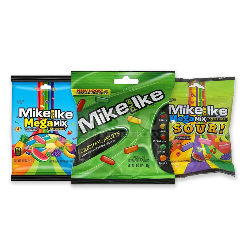 Mike & Ike 5oz Peg Bag - 1ct - RYO Distribution