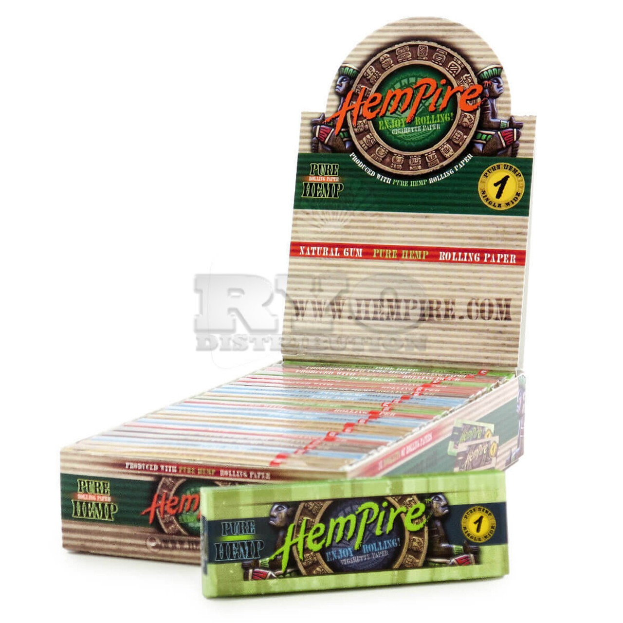 Hempire Pure Hemp Single Wide Rolling Papers Ryo Distribution