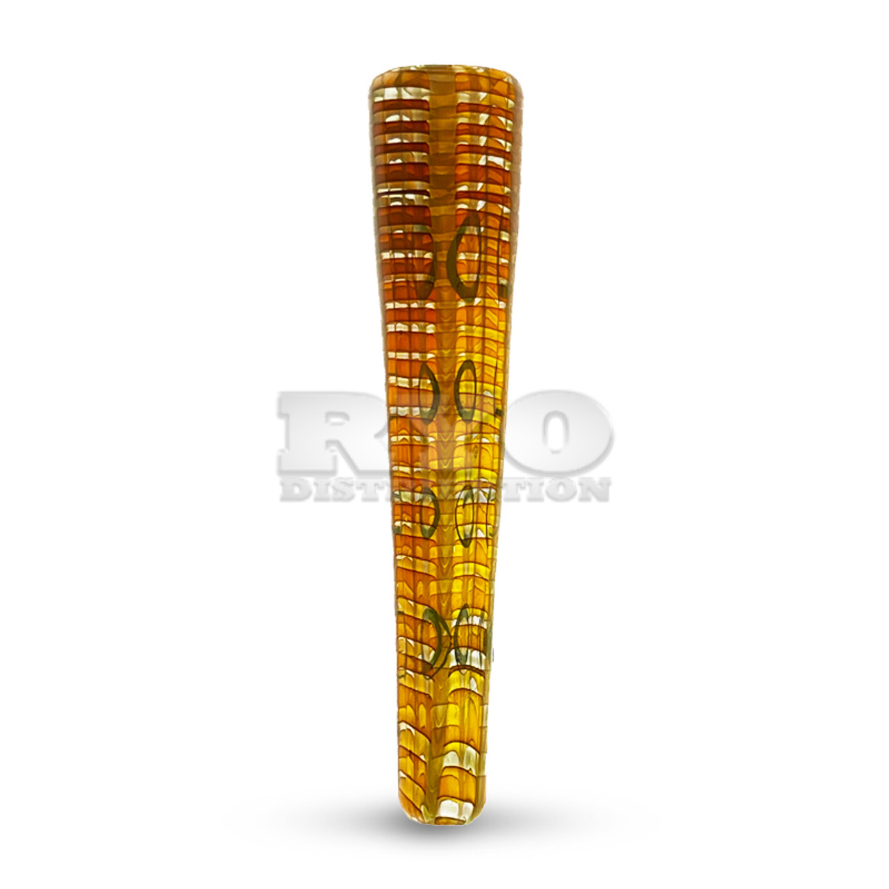 Striped Glass Nectar Collector Pipe 10mm Female Assorted Colors Ryo