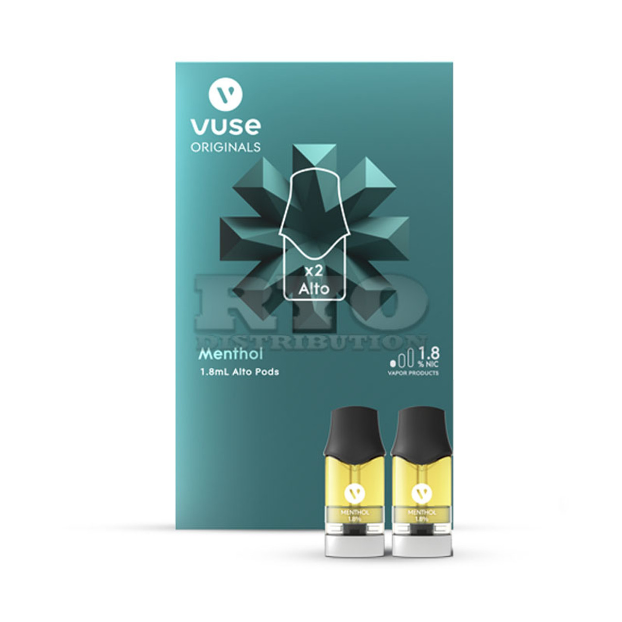 Vuse Alto Menthol Flavor 1 8 Pod 2pk Ryo Distribution