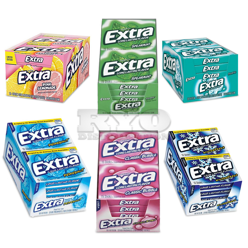 Wrigley's Extra Gum - 10ct - RYO Distribution