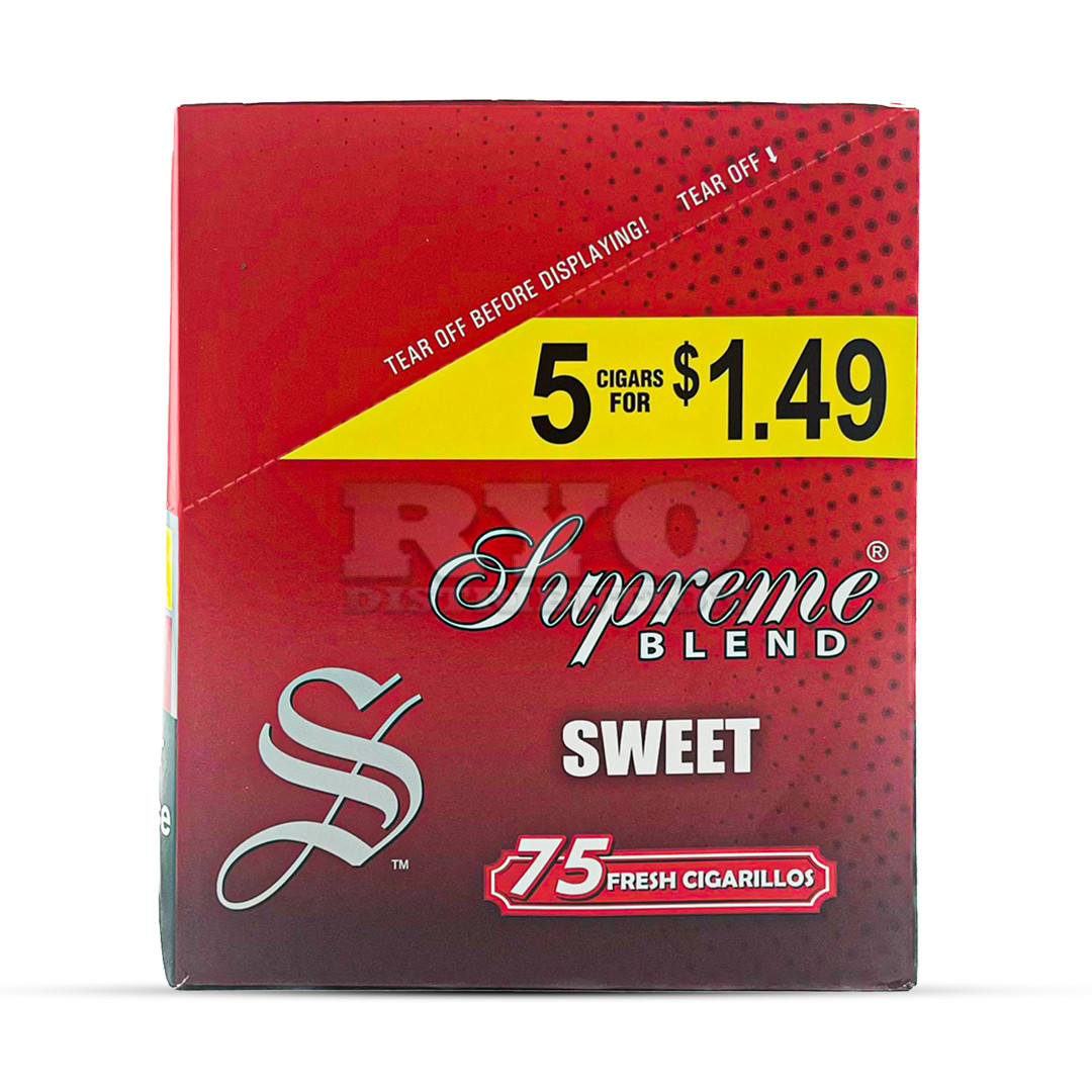 Supreme Blend Cigarillos 5/$1.49 Sweet - RYO Distribution