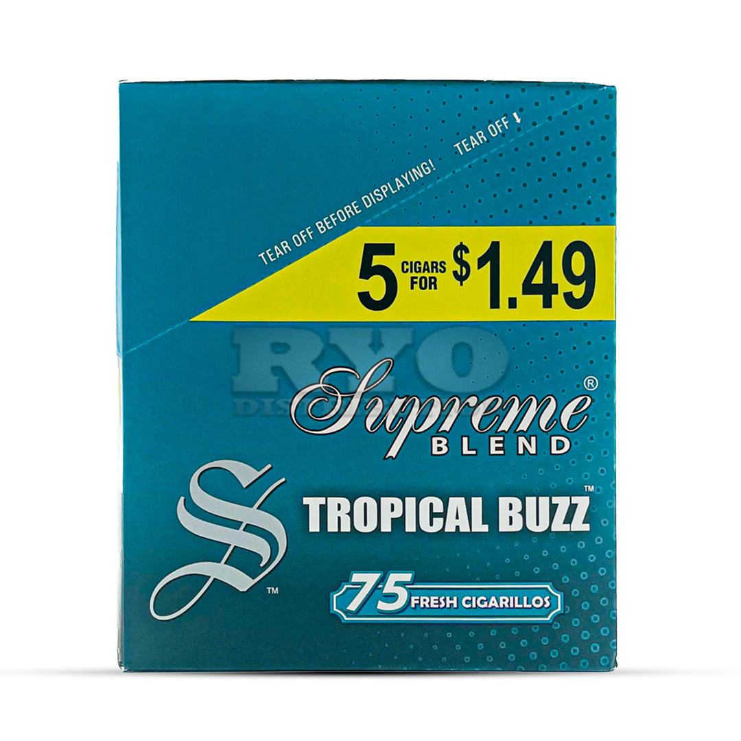 Supreme Blend Cigarillos 5/$1.49 Tropical Buzz - RYO Distribution