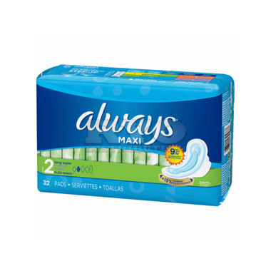 Always Size 2 Maxi Wings 9pk - 1ct - RYO Distribution