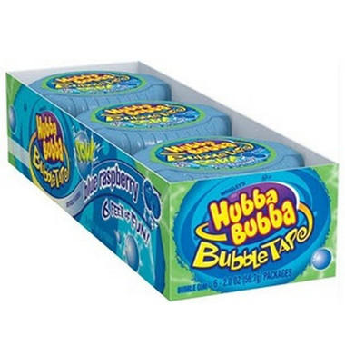 HUBBA BUBBA BUBBLE TAPE BLUE RASPBERRY - RYO Distribution