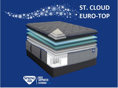 The Spring Air St. Cloud Euro Top Mattress - Full is on sale at Everton ...