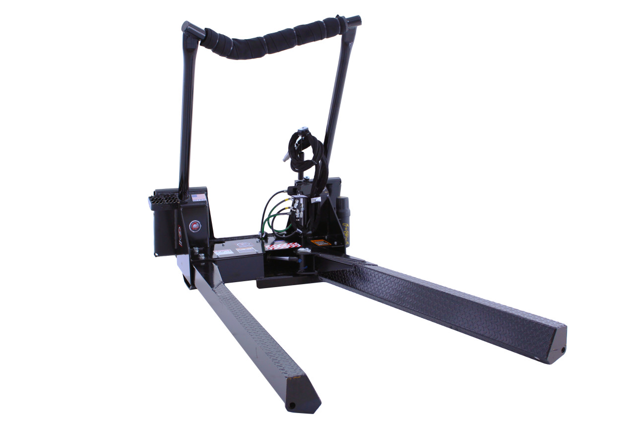 Skid Steer Tree Fork Attachment Heavy Duty Engineered Forks | Spartan