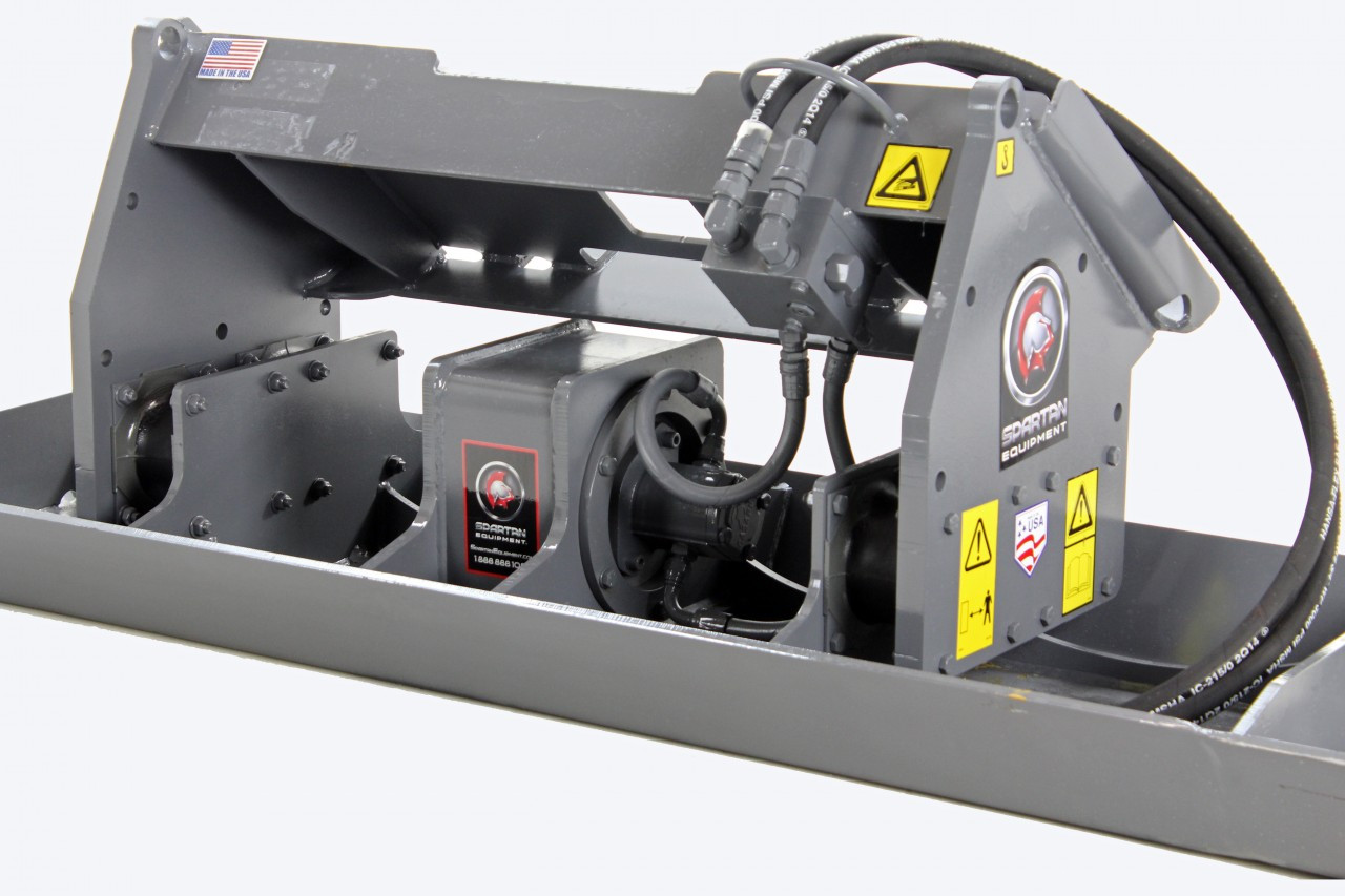 72" Skid Steer Vibratory Plate Compactor