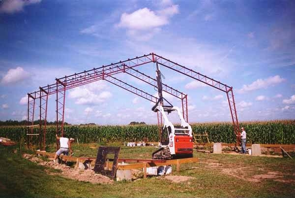 Skid Steer Truss Boom Attachment Model T200 Fully Hydraulic | Spartan