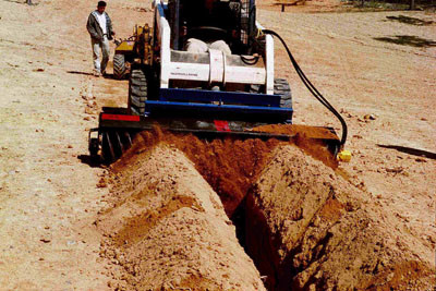 Skid Steer Trench Backfiller