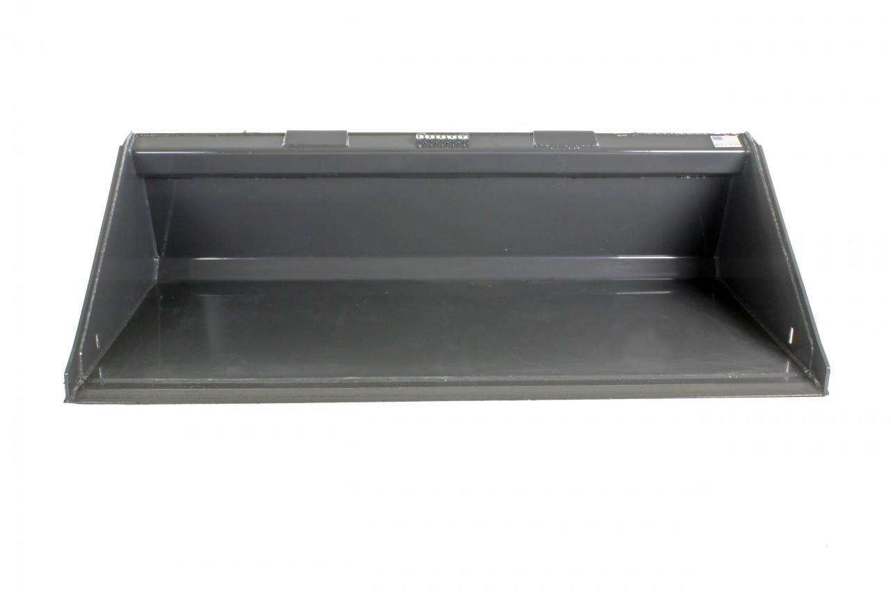 78" Wide Skid Steer Long Bottom Bucket with Smooth Edge - Spartan Equipment