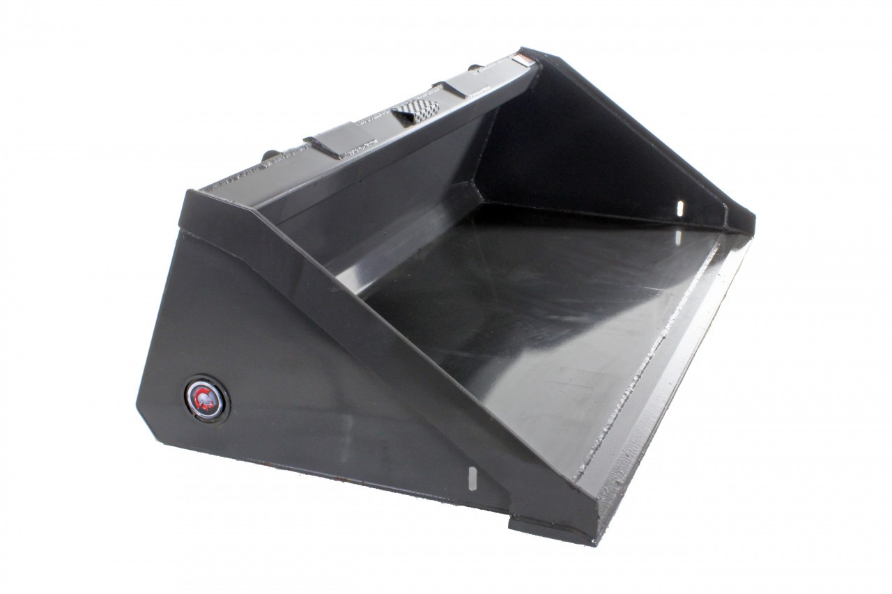 78" Wide Skid Steer Long Bottom Bucket with Smooth Edge - Spartan Equipment
