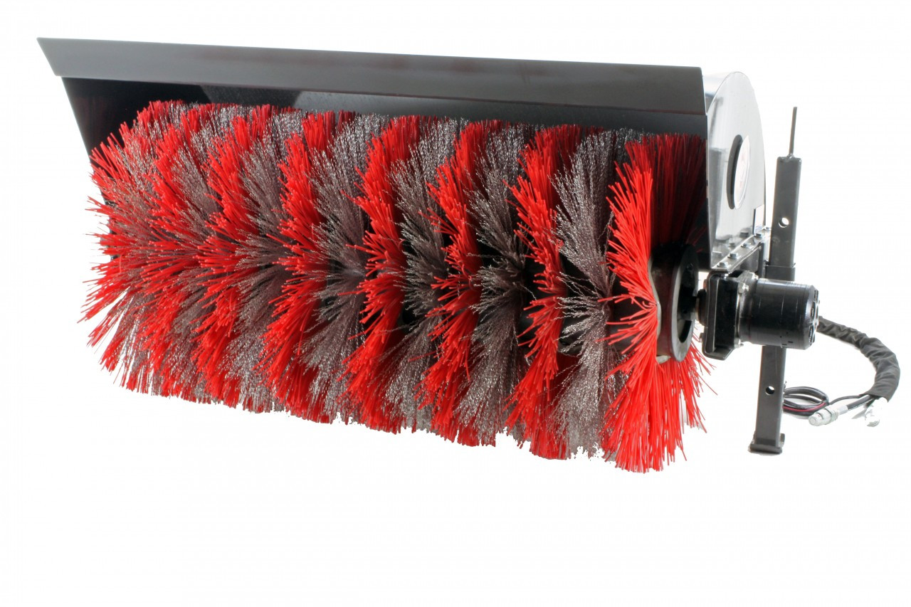 Spartan Mini Skid Steer Angle Broom Attachment