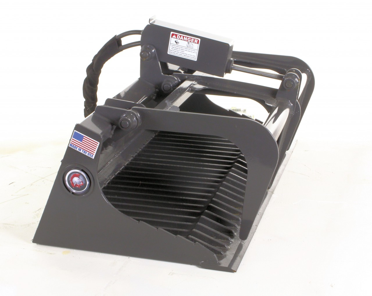 Spartan Mini Skid Steer Rock Grapple Bucket Attachment | Call Today to ...