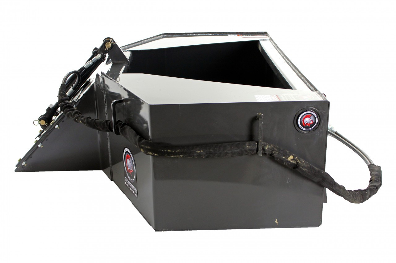 Skid Steer Concrete Bucket 3/4 Yard Capacity With Hydraulic Gate