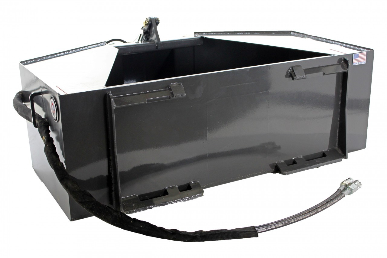 Skid Steer Concrete Bucket 3/4 Yard Capacity With Hydraulic Gate