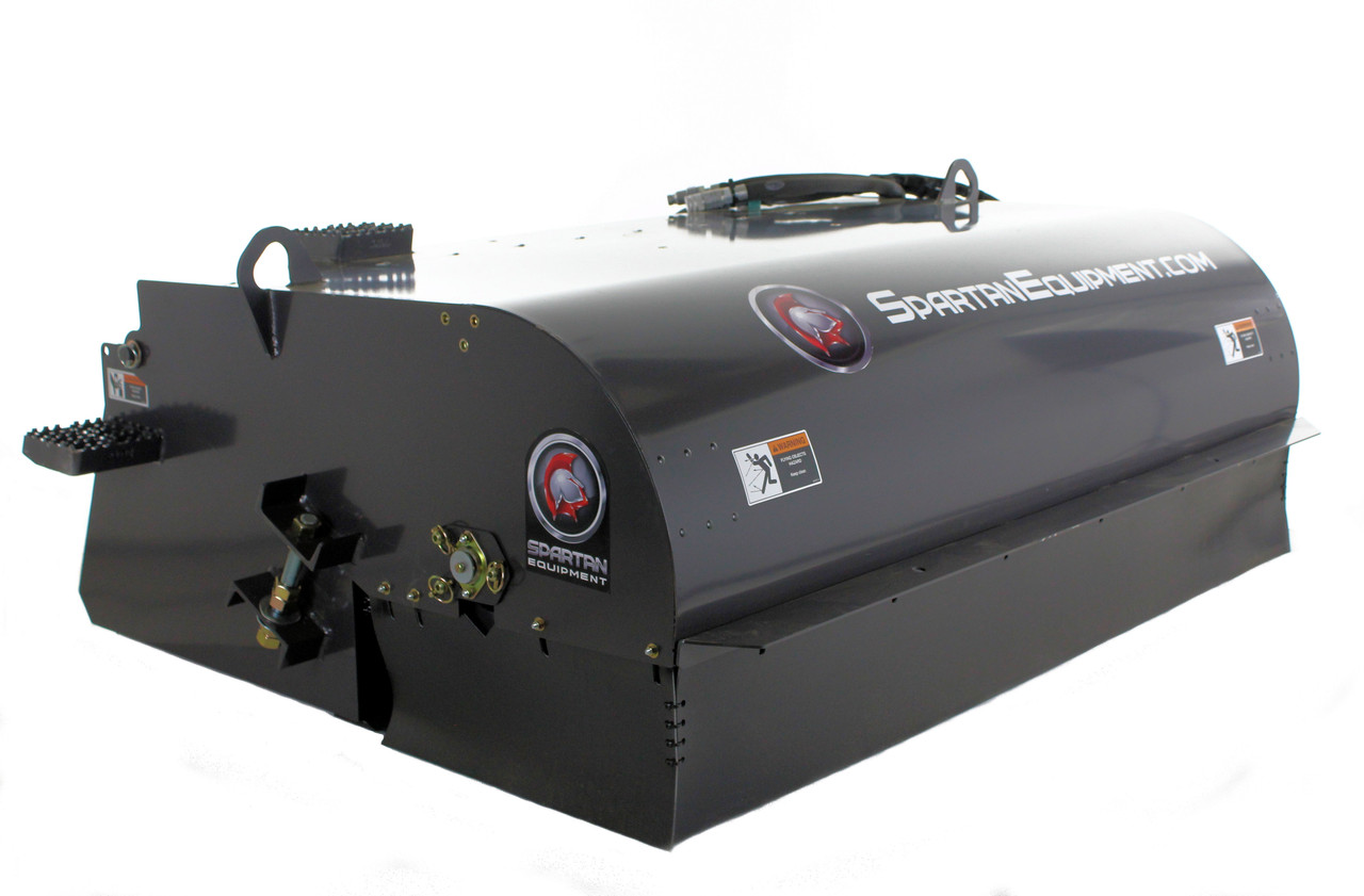 Skid Steer Box Broom Attachment | Spartan Equipment