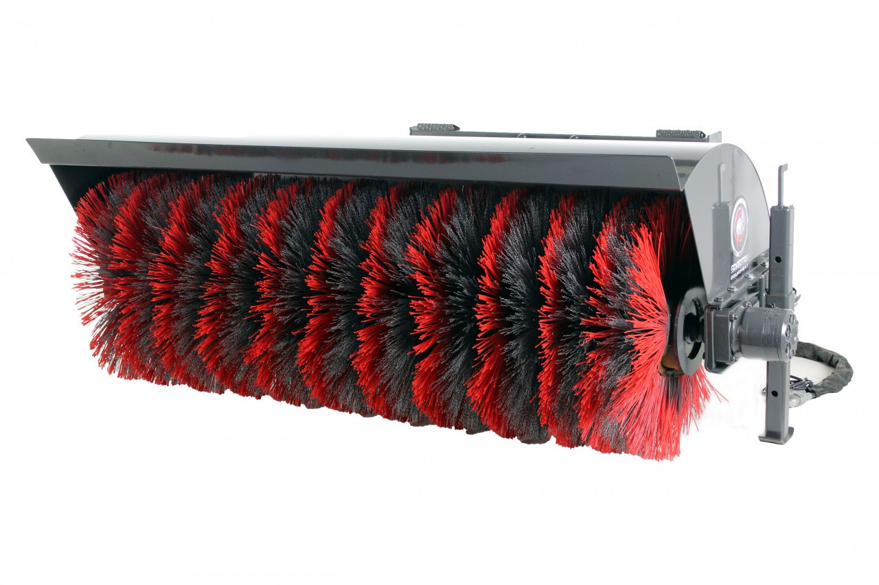48" Hydraulic Angle Broom Attachment | Skid Steer Brooms | Attachment ...