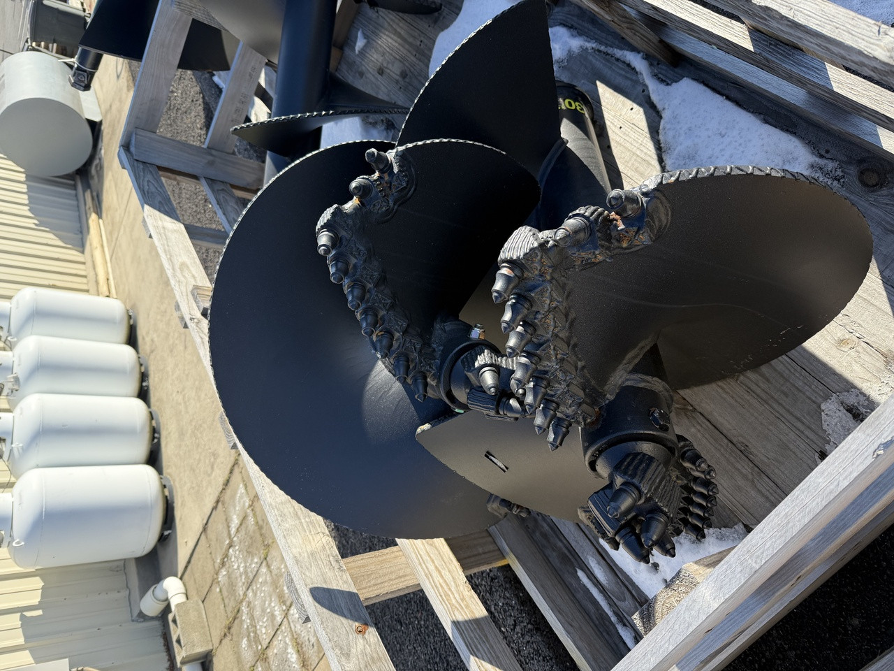 24" Dia Auger Bit Rock Style For Rock | Shale 2" Hex Collar | Spartan ...
