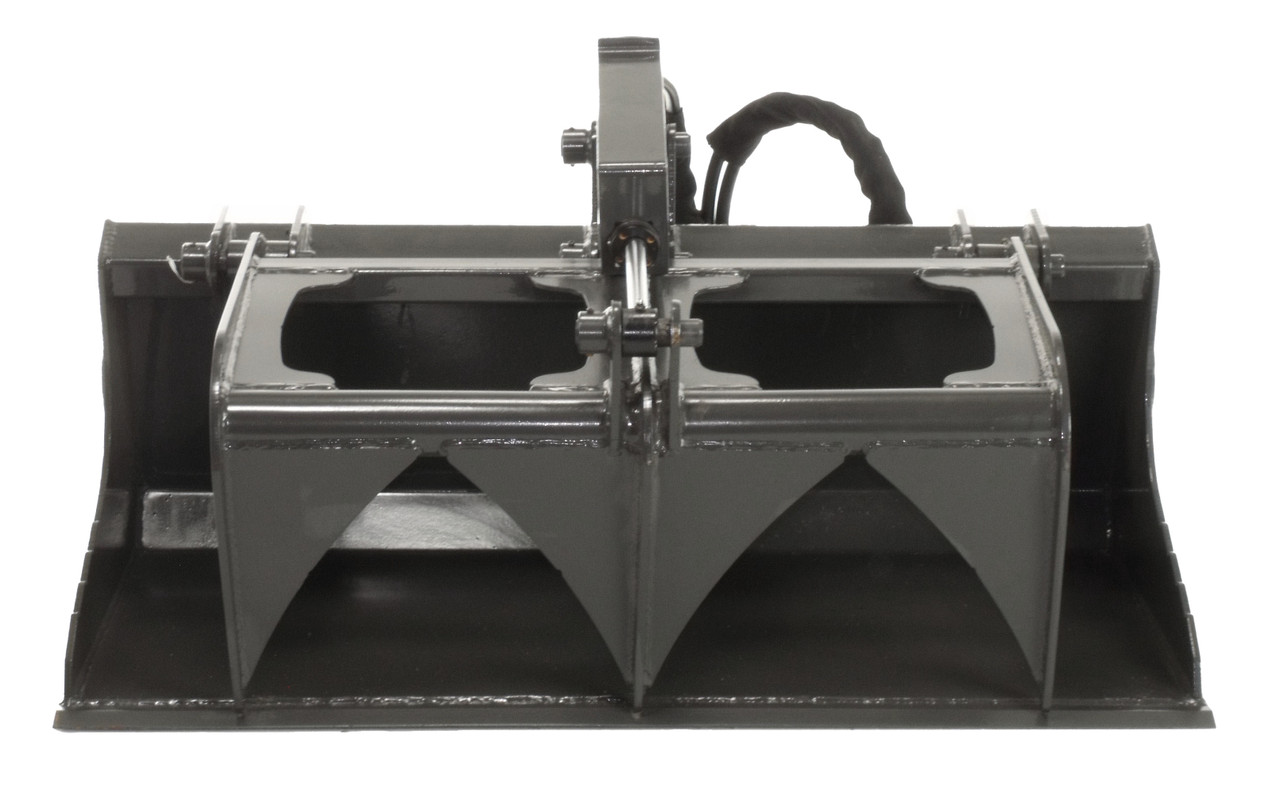 Spartan Mini Skid Steer Grapple Bucket Attachment | Call Today to Order ...