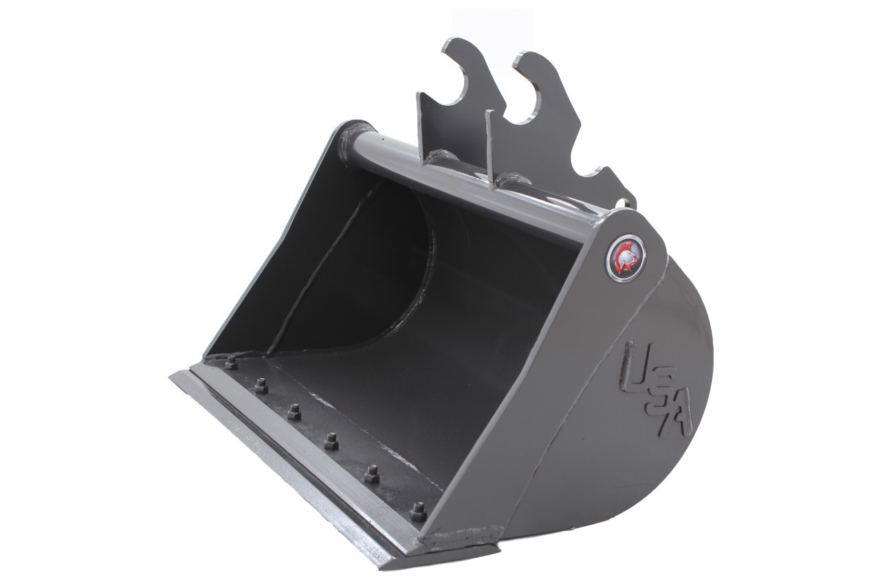 24" Wide Grading Bucket With Bolt On Edge 10,000 lbs-14,000 lbs Machine ...