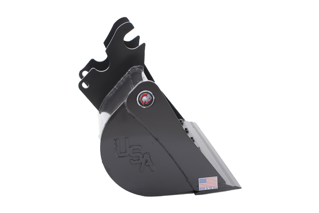 12" Wide Grading Bucket With Bolt On Edge 6,000 lbs-10,000 lbs Machine ...
