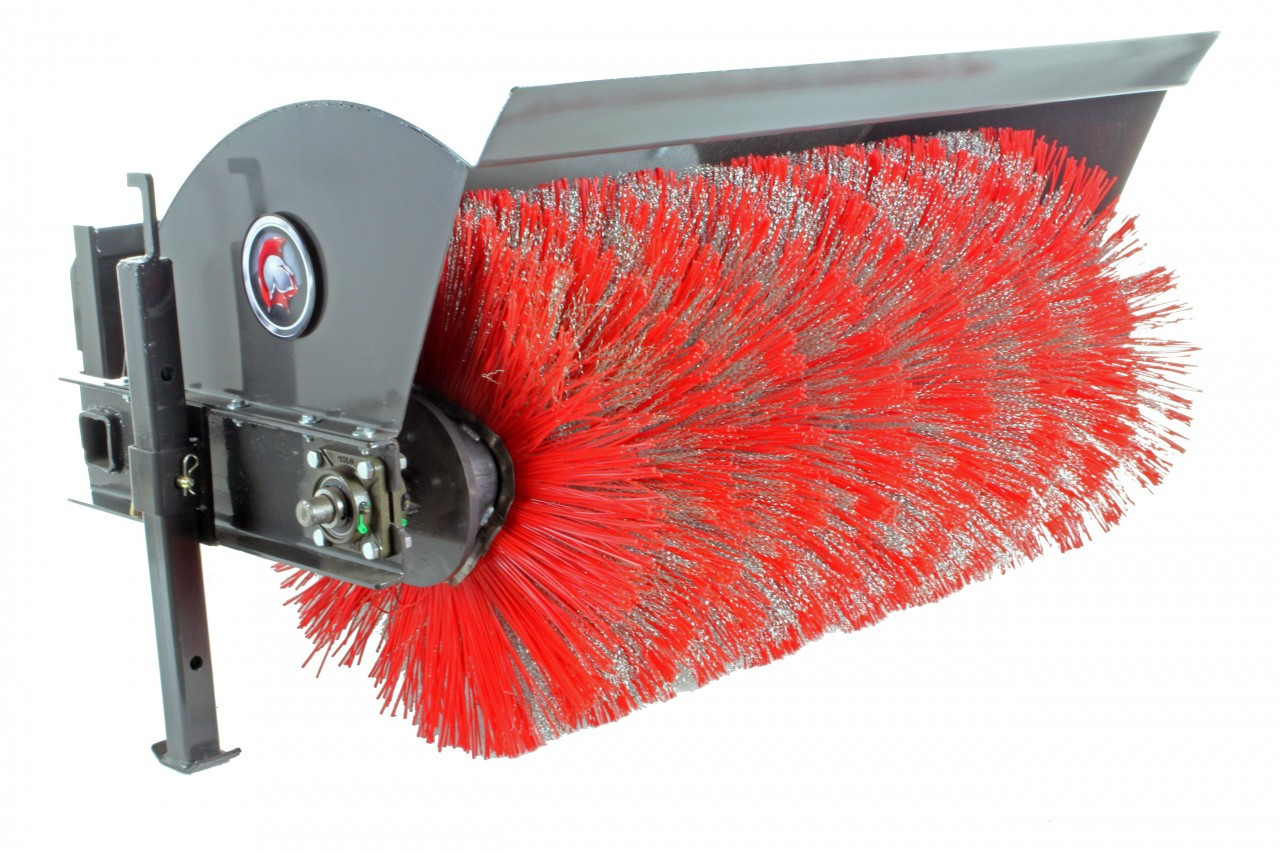 Spartan Mini Skid Steer Angle Broom Attachment