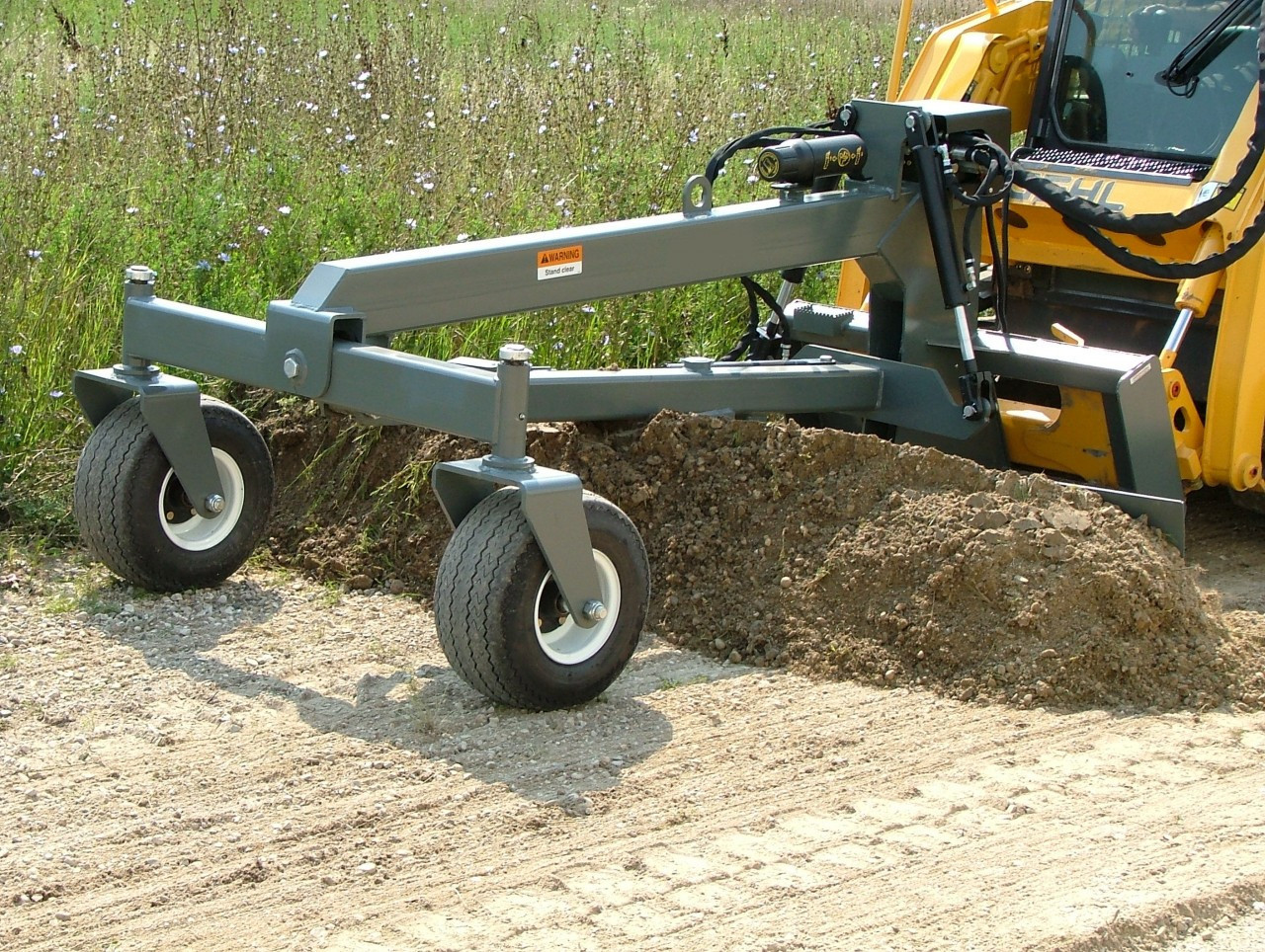 Skid Steer Grader Attachment Laser System Optional | Spartan Equipment