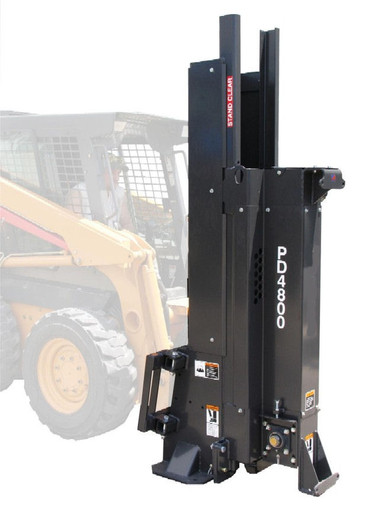 Skid Steer Post Driver Attachment (Industrial Series) 42 Blows/Minute