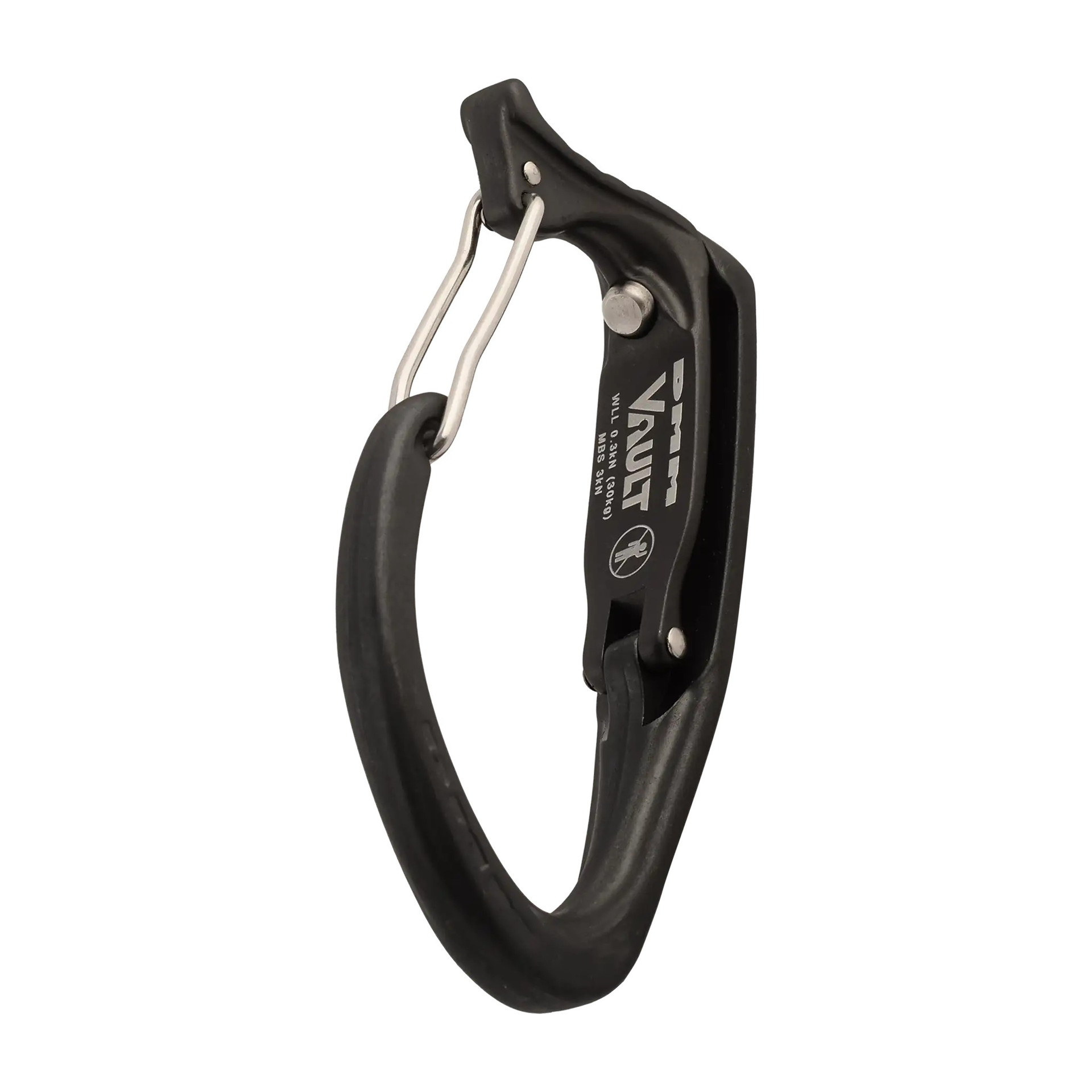 DMM Vault Wire Gate Tool Clip - Matt Grey - Honey Brothers