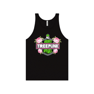 Tree Punk Roses - Vest - Black - Honey Brothers