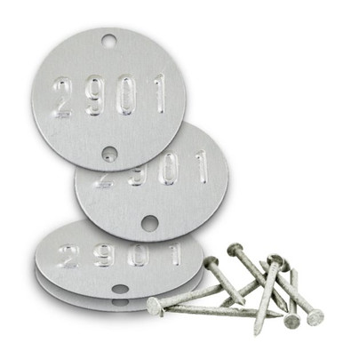 1000 Round Timber Tree Tags - Honey Brothers