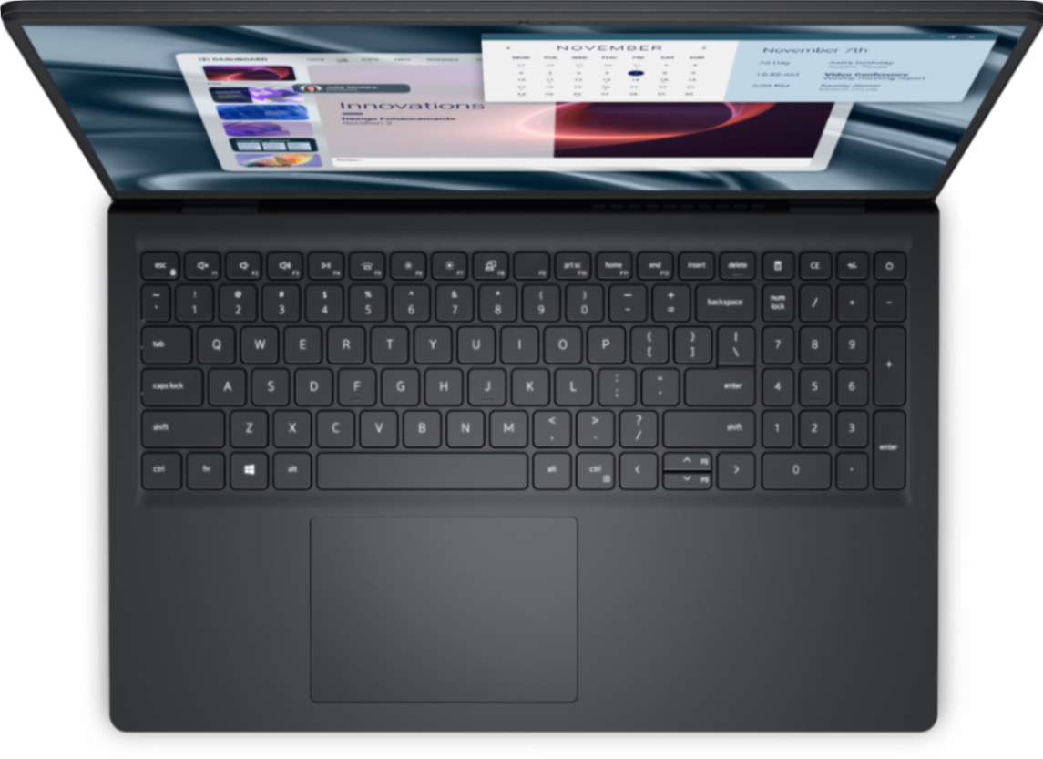 Dell PRO 15 Notebook 15.6" R5-7520U, 8GB, 512GB, WL, MS Win-11P, 1YR