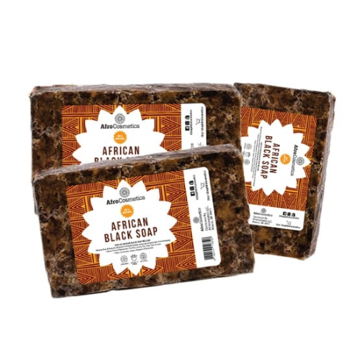 Authentic African Black Soap Bars: Pure & Potent Cleansing