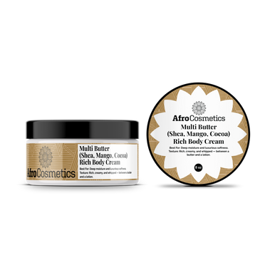 Rich body cream – Multi Butter (Shea, Mango, Cocoa) (8 oz)