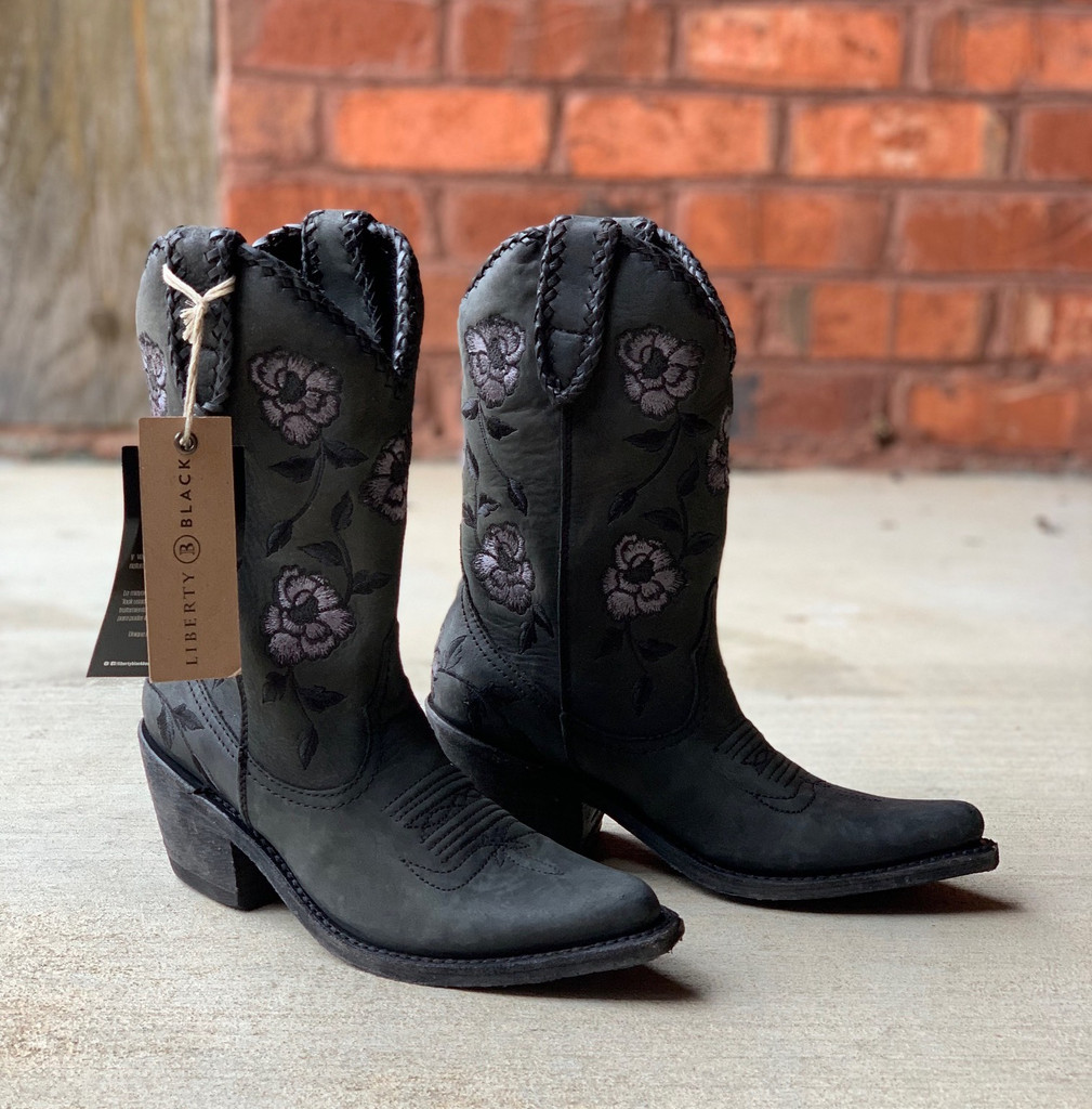 Liberty Black Garden Negro Floral Mid LB7129143