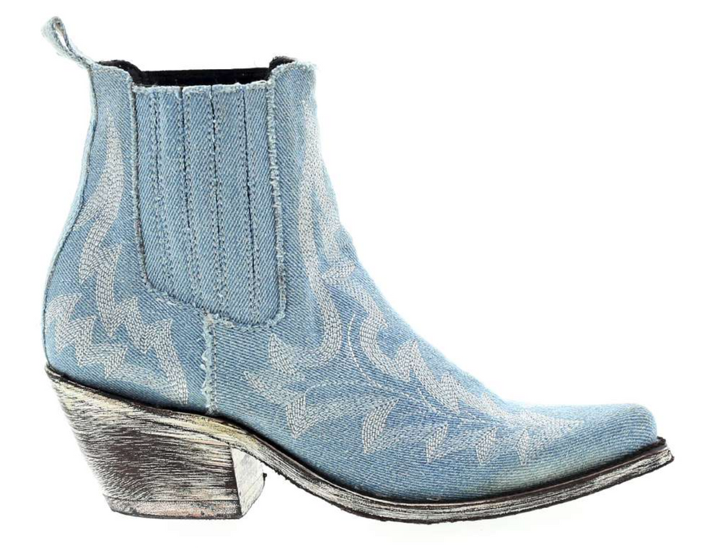 Liberty Black Blue Jean Baby Bootie LB713419