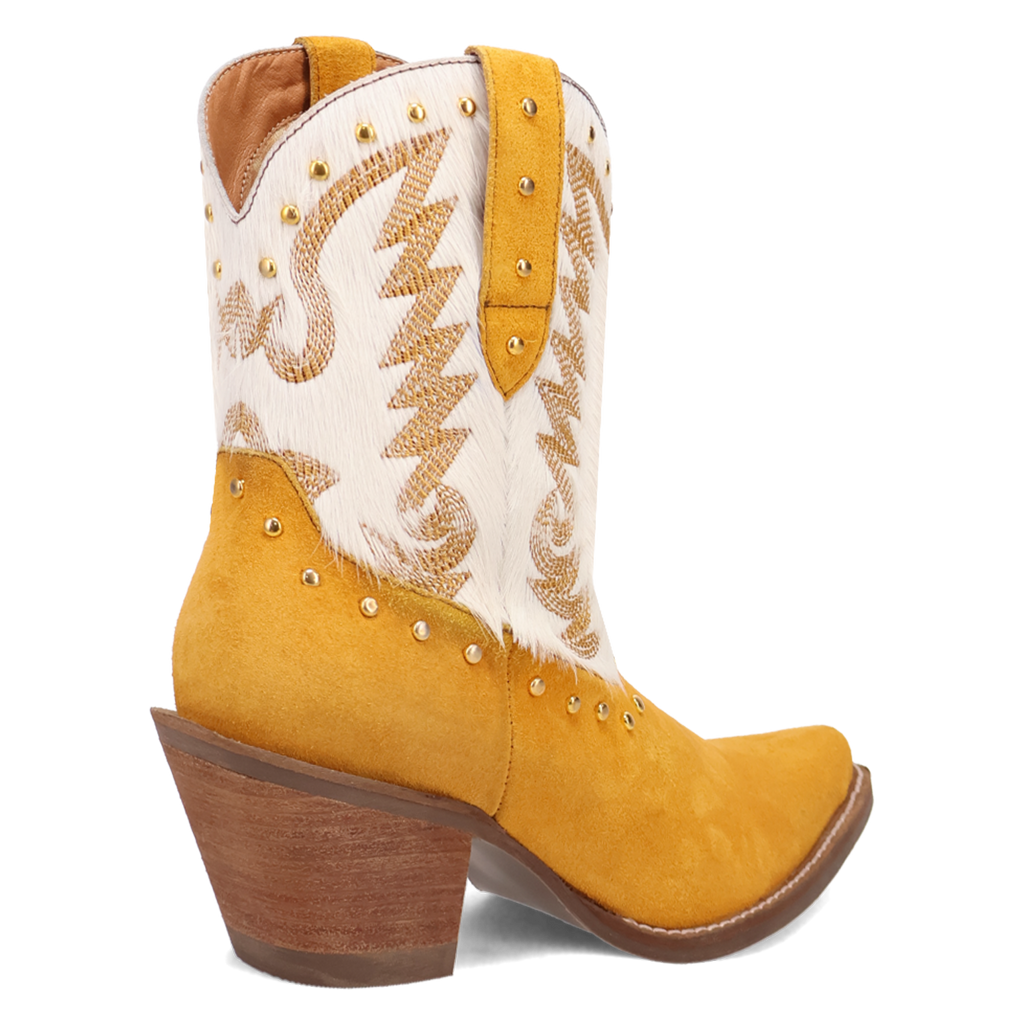 Dingo by Dan Post Rodeo Queen Hair On Suede Yellow DI2222