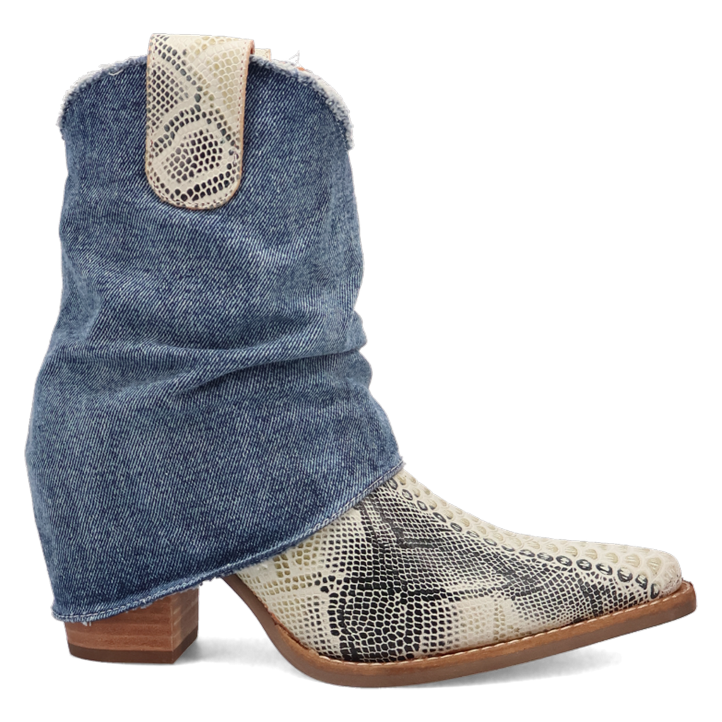 Dingo by Dan Post Denim Dream Bootie Blue DI2311