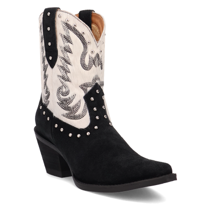 Dingo by Dan Post Rodeo Queen Hair On Suede Black DI2222