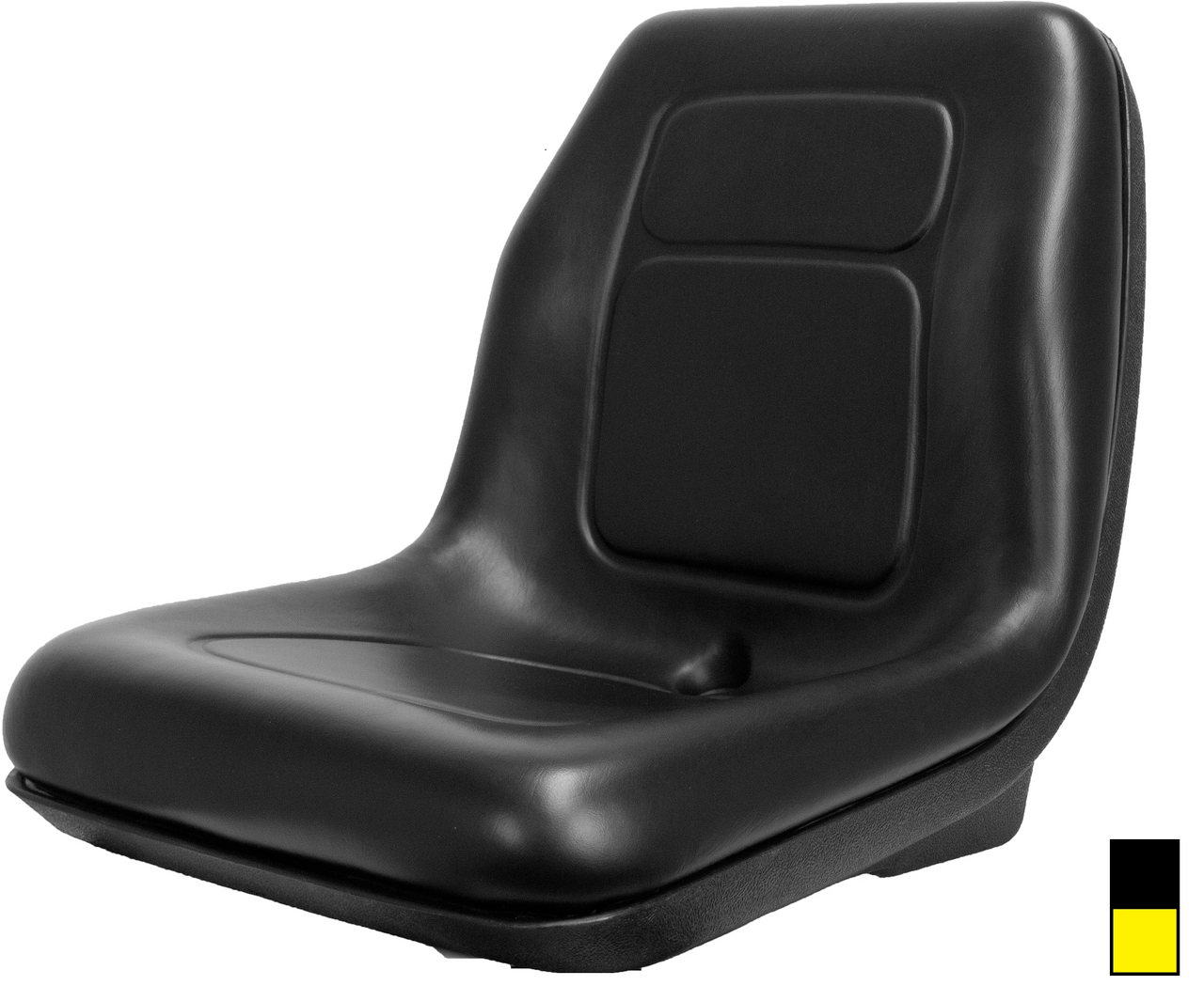 Ultra High Back Vinyl Seat Black or Yellow