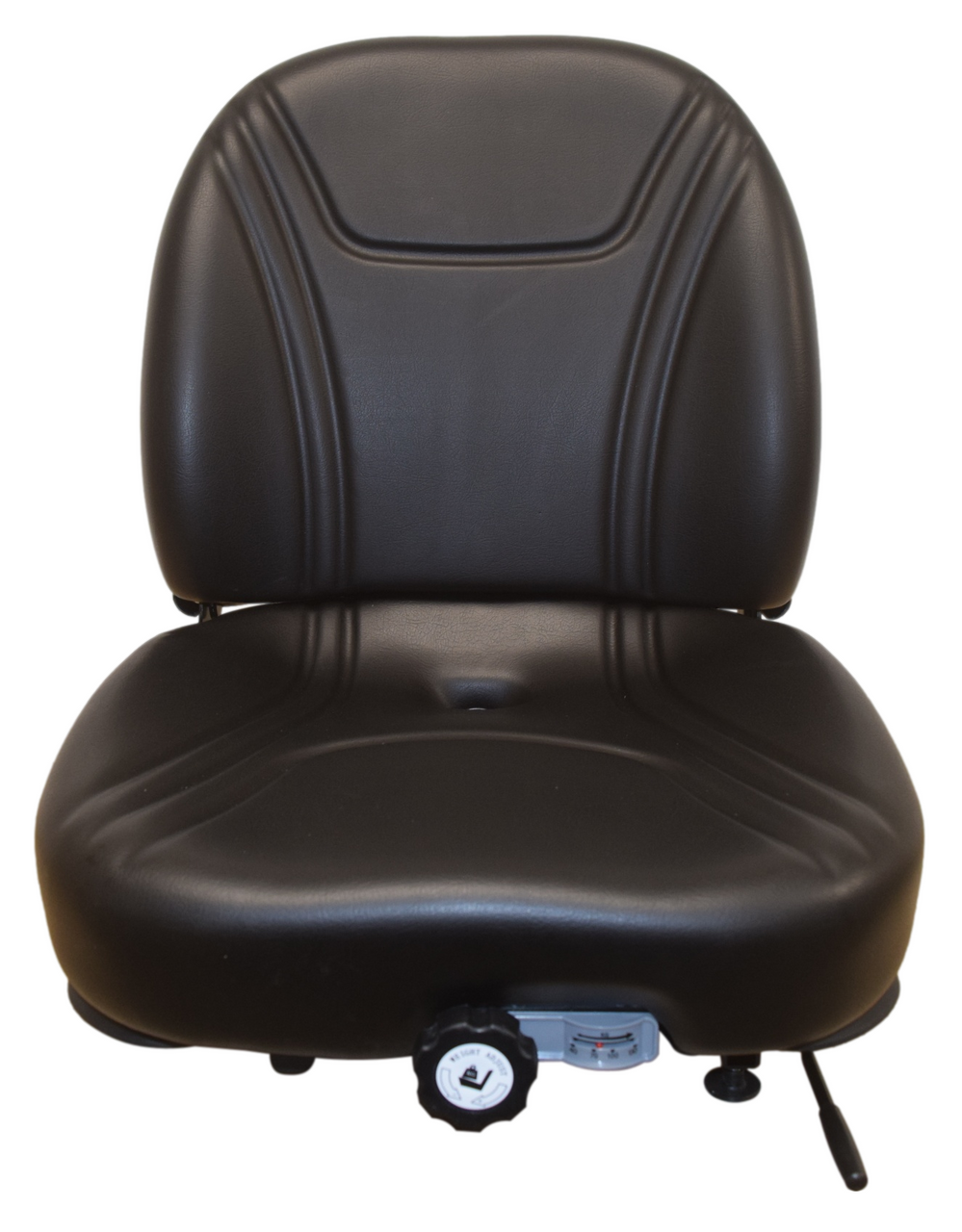 High-Back Vinyl Seat with Integrated Suspension