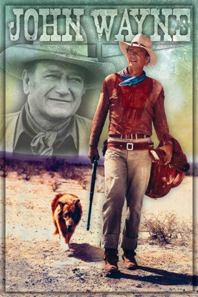 John Wayne Poster - Long Live the Duke - NerdKungFu