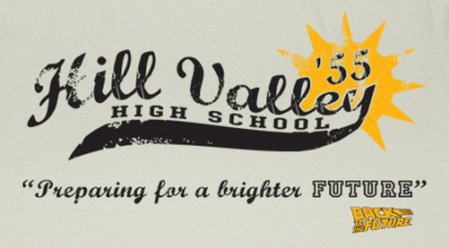 Back to the Future Hill Valley High School T-Shirt