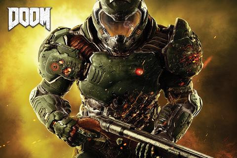 Doom Poster - Periodic Table - NerdKungFu