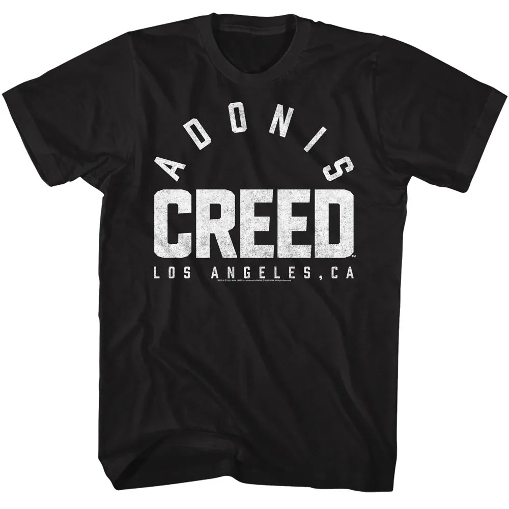 Creed Black Arched Adonis Logo T-Shirt - NerdKungFu