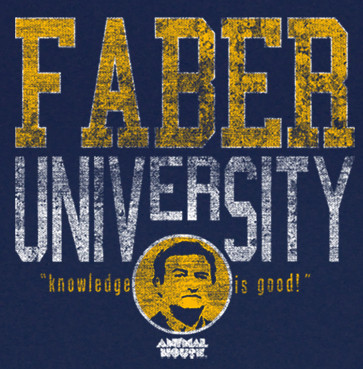Animal House Faber University T-Shirt - NerdKungFu