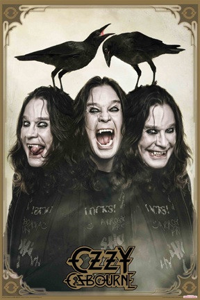 Ozzy Osbourne Poster - Crows | NerdKungFu.com