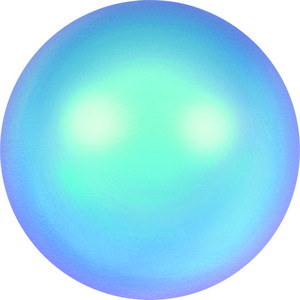 Pearls - 5810 Round Pearls - Crystal Iridescent Light Blue Pearl ...